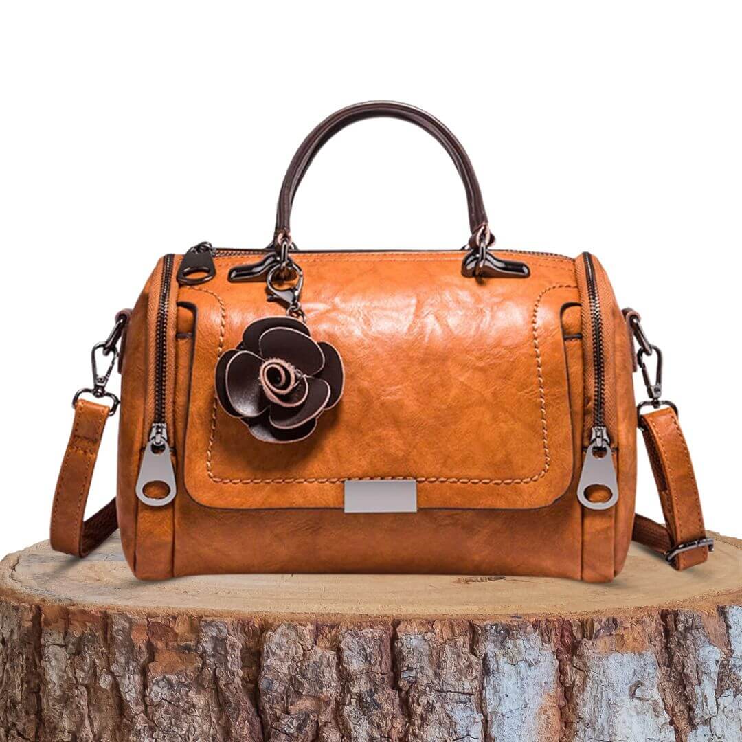 Barbara’s Polished Barrel | Satchel Handbag – Joan's Bags